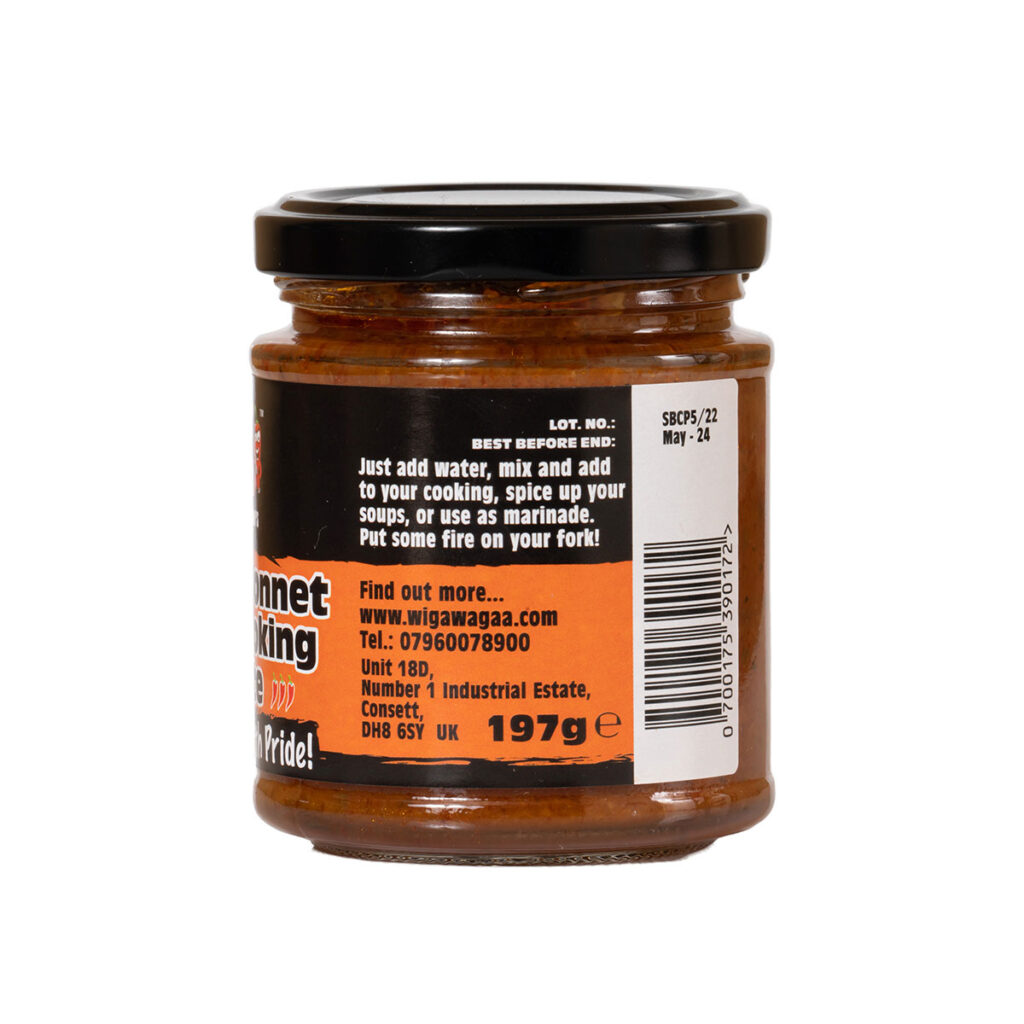 Scotch Bonnet Chilli Cooking Paste - Wiga Wagaa